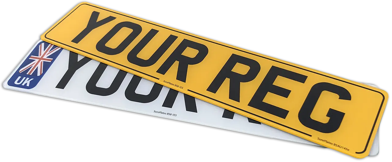 Order number plates store
